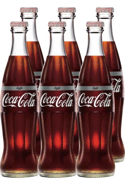 Coca-Cola Coca Cola Light Şişe 6 x 250 ml Coca-Cola Coca Cola Light Şişe 6 x 250 ml