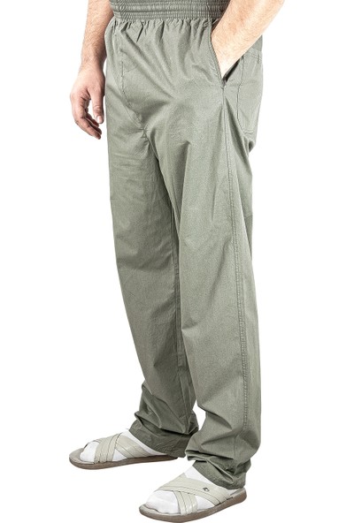 İhvan Berat Keten Yeşil Erkek Şalvar - Hac Umre Pantolonu İhvan Berat Keten Yeşil Erkek Şalvar - Hac Umre Pantolonu