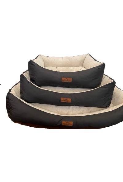 Petsygoo Yıkanabilir Köpek, Tüy Tutmaz Krem Kutu Köpek Yatak, 90X60CM/EXCLUSION Monoprotein Kuzulu Köpek Maması 3 kg