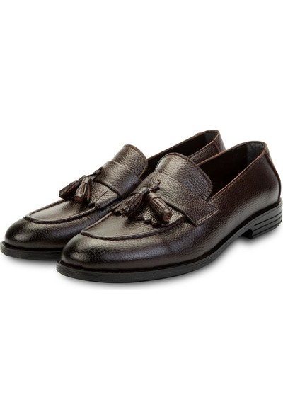 Ducavelli Tassel Deri Erkek Klasik Ayakkabı