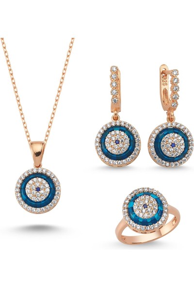 Bulvardi Mavi Nazarlık Rose Set Bulvardi Mavi Nazarlık Rose Set