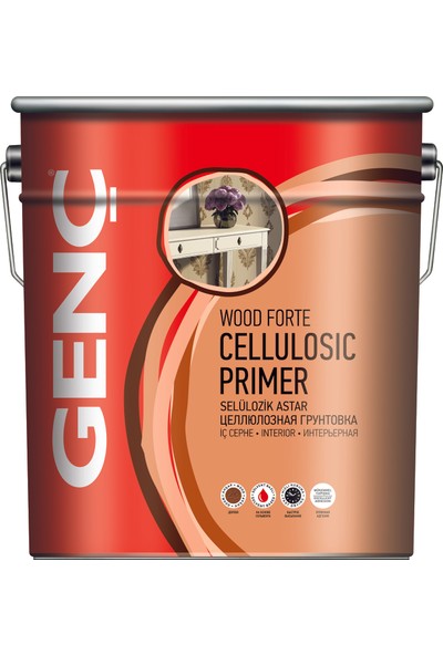 Genç Selülozik Ahşap Boyası Mat Siyah 0.75 Lt