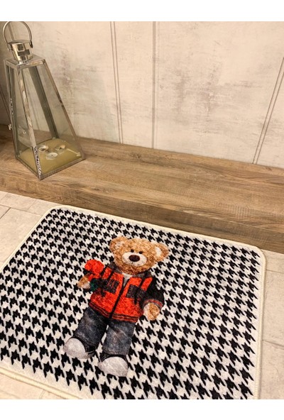 Brillant Kaz Ayağı Desenli Sevimli Ayıcık Sevgililer Günü Paspası Brillant Kaz Ayağı Desenli Sevimli Ayıcık Sevgililer Günü Paspası