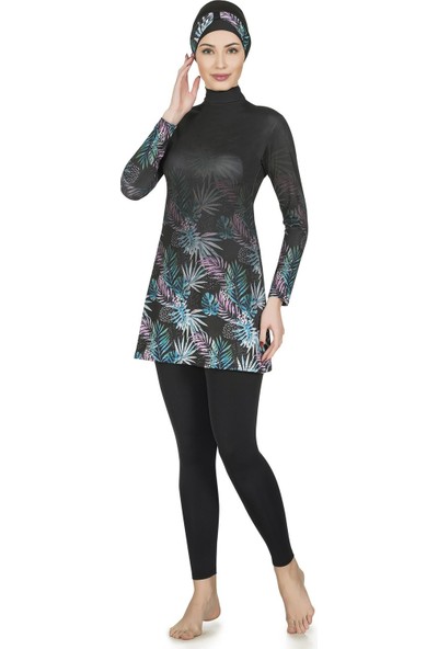 Seboteks Slim Fit Likralı Kapalı Tesettür Mayo 3352 Seboteks Slim Fit Likralı Kapalı Tesettür Mayo 3352