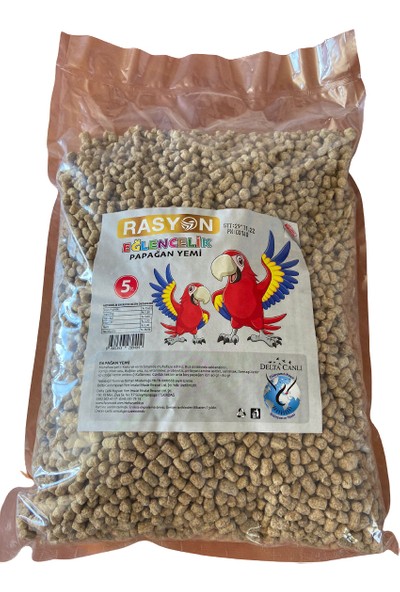 Rasyon Eğlencelik Papağan Yemi 5 Lt