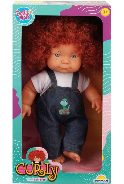 Sunman Bf Market 30151 Sunman, Curly Kıvırcık Saçlı Bebek 35 cm
