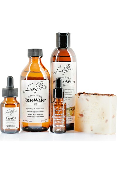 Luxy Bio 5’lü Gül Seti Bakım Seti