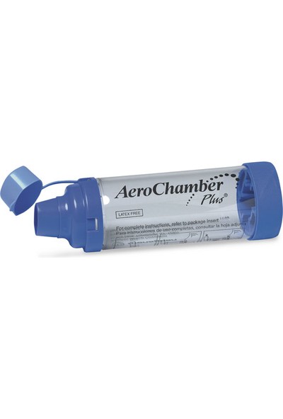 Aerochamber Plus Flow-Vu Mavi Maskesiz