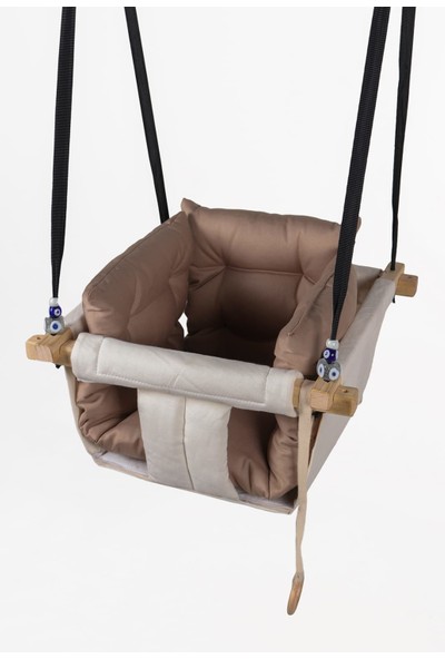 Bila Baby Lüx Cappucino Tavana Asılan Salıncak Çocuk Bebek Salıncağı