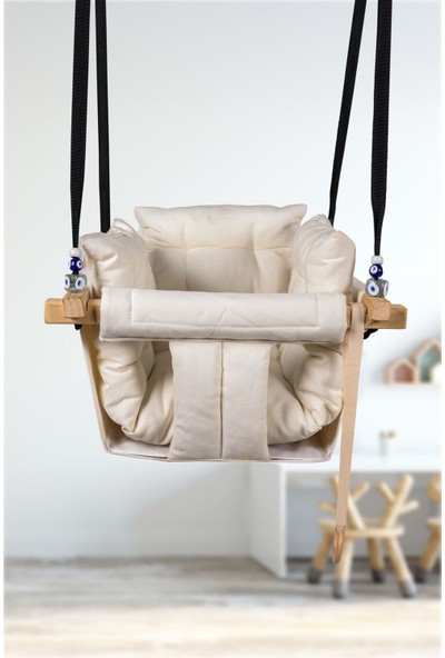 Bila Baby Lüx Organik Kumaş Tavana Asılan Salıncak Çocuk Bebek Salıncağı Bila Baby Lüx Organik Kumaş Tavana Asılan Salıncak Çocuk Bebek Salıncağı