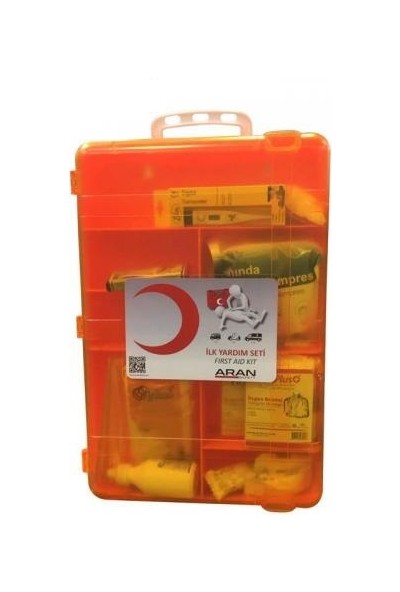 Aran İlk Yardım Seti Çantalı Duvara Monte