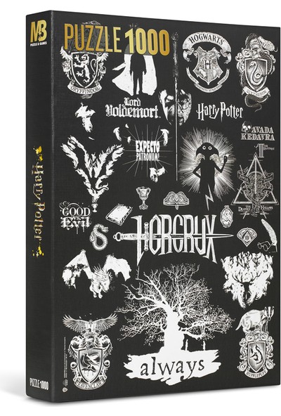 Mabbels Harry Potter 1000 Parça Ikon Puzzle Mabbels Harry Potter 1000 Parça Ikon Puzzle