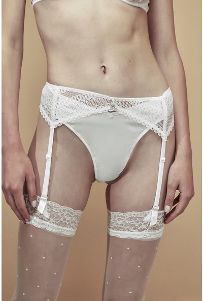 Penti Kar Beyaz Lotus Lace Jastiyer Penti Kar Beyaz Lotus Lace Jastiyer