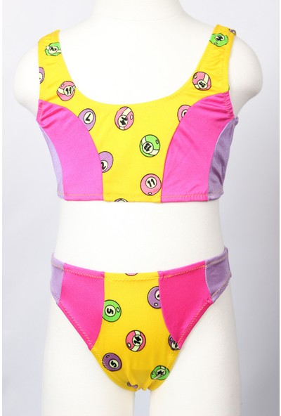 Sude Ayl Kız Çocuk Sarı Bustiyer Model Empirme Alt Üst Bikini Takım 114 Sude Ayl Kız Çocuk Sarı Bustiyer Model Empirme Alt Üst Bikini Takım 114