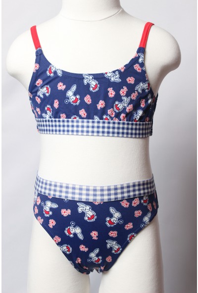 Sude Ayl Kız Çocuk Bustiyer Model Empirme Alt Üst Bikini Takım 275-32 Sude Ayl Kız Çocuk Bustiyer Model Empirme Alt Üst Bikini Takım 275-32