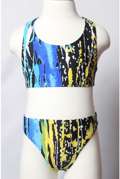 Sude Ayl Kız Çocuk Yüzücü Model Empirme Alt Üst Bikini Takım 278-201 Sude Ayl Kız Çocuk Yüzücü Model Empirme Alt Üst Bikini Takım 278-201