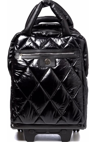 Th Bags Kadın Valiz TH270000 Rugan Siyah Th Bags Kadın Valiz TH270000 Rugan Siyah