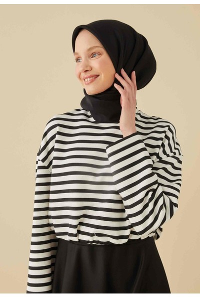 Fresh Scarfs Pamuk Ipek Eşarp Siyah Fresh Scarfs Pamuk Ipek Eşarp Siyah