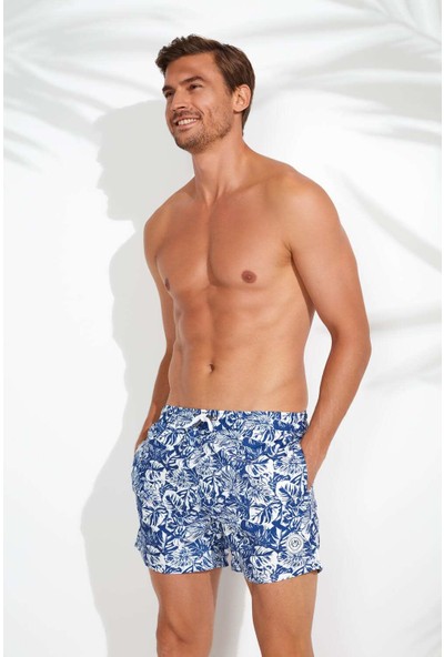 U.s. Polo Assn. Erkek Mavi Orta Boy Deniz Şortu