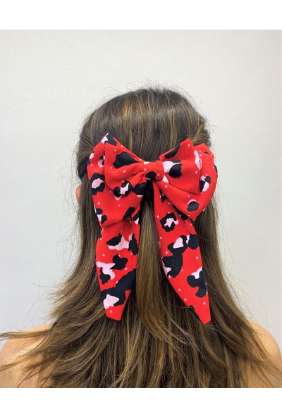 Combin Accessory Renkli Desenli Fiyonk Toka