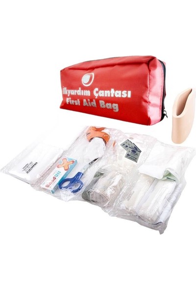 Geseus Ilk Yardım Çantası Araç Ev Iş Yeri Acil Müdahale Çantası-Bez