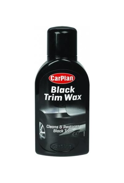 Carplan Black Trim Wax 375ML / Siyah Trim Parlatıcı Plastik Yenileyici Wax Carplan Black Trim Wax 375ML / Siyah Trim Parlatıcı Plastik Yenileyici Wax