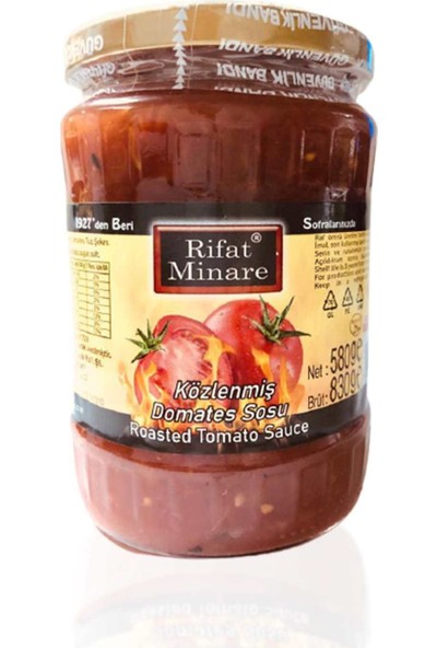 Rifat Minare Közlenmiş Domates 580 cc Rifat Minare Közlenmiş Domates 580 cc