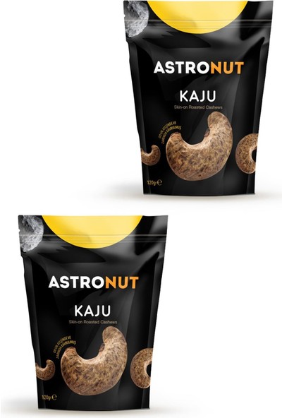 Astronut Odun Ateşinde ve Zarında Kavrulmuş Kaju 2 x 120 gr Astronut Odun Ateşinde ve Zarında Kavrulmuş Kaju 2 x 120 gr