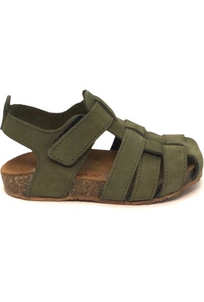 Nubebe Örgülü Mantar Taban Deri Sandalet Nubebe Örgülü Mantar Taban Deri Sandalet