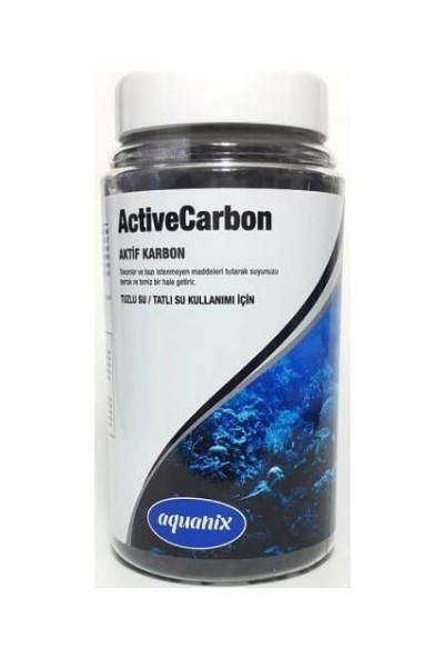 Aquanix Active Carbon Tatlısı Tuzlusu Akvaryumları Için Aktif Karbon 500ML Aquanix Active Carbon Tatlısı Tuzlusu Akvaryumları Için Aktif Karbon 500ML