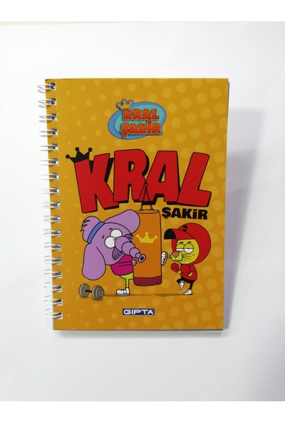 Gıpta Kral Şakir Not Defteri A6 80 Yaprak Çizgili Kral Şakir 6014 3 Gıpta Kral Şakir Not Defteri A6 80 Yaprak Çizgili Kral Şakir 6014 3