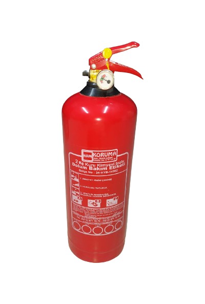 Koruma (Tüvtürk Onaylı) Araç Tipi 2 kg Yangın Söndürücü Tüpü Koruma (Tüvtürk Onaylı) Araç Tipi 2 kg Yangın Söndürücü Tüpü