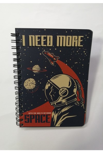 Gıpta Space Not Defteri A6 80 Yaprak Çizgili Space 1 5682 1