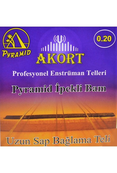 İmece Akort Pramid Uzun Sap Bağlama-Saz Teli 0.20 + Tezene İmece Akort Pramid Uzun Sap Bağlama-Saz Teli 0.20 + Tezene