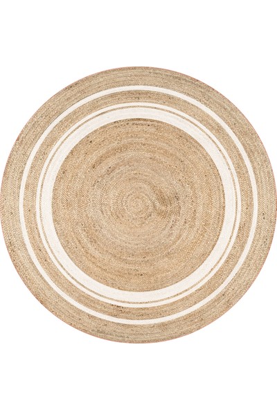 Gardenya Home Gardenya Bolero Örgü 43 Çift Bordürlü Jüt Örme Hasır Kilim