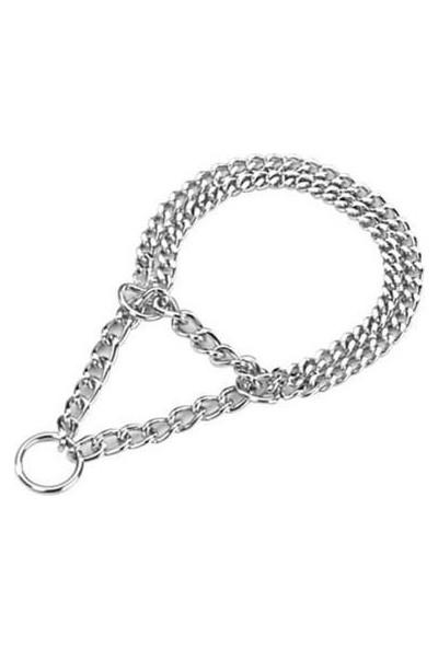 Nunbell Iki Sıralı Zincir Köpek Boyun Tasması 2MMX25CM