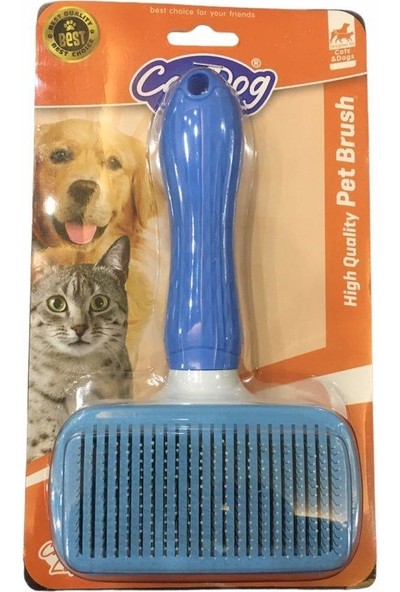 Doglife Köpek ve Kediler Için Basmalı Ince Uçlu Fırça Mavi Doglife Köpek ve Kediler Için Basmalı Ince Uçlu Fırça Mavi