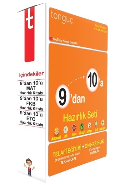 Tonguç Akademi 10. Sınıf 9 Dan 10 A Hazırlık Seti