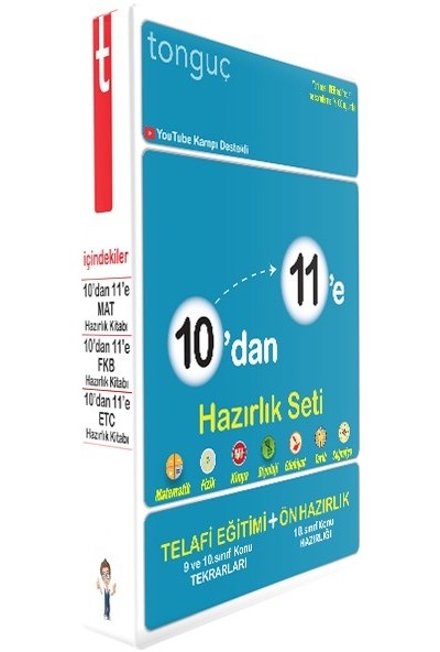 Tonguç Akademi Yayınları 11. Sınıf 10 Dan 11 E Hazırlık Seti Tonguç Akademi Yayınları 11. Sınıf 10 Dan 11 E Hazırlık Seti