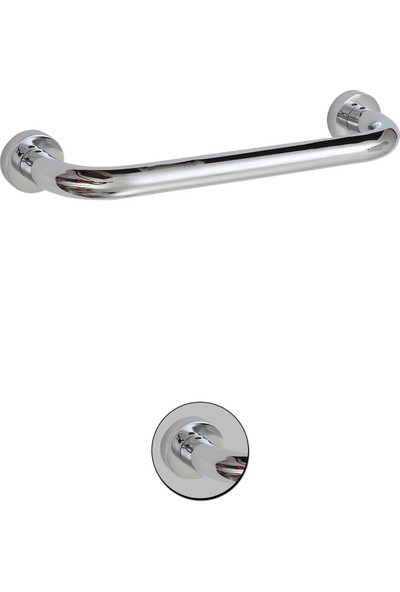 Milenay Elit Chrome Küvet Tutamağı, 35CM, Pirinç, Krom Kaplama Milenay Elit Chrome Küvet Tutamağı, 35CM, Pirinç, Krom Kaplama