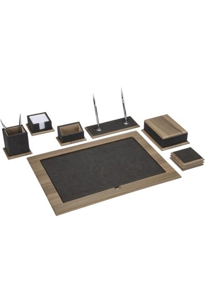 Gıpta 7174 Nature Sümen Takımı 8 Parça Ahşap Füme-Vizyon Gıpta 7174 Nature Sümen Takımı 8 Parça Ahşap Füme-Vizyon