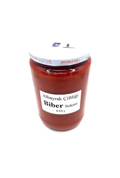 Albayrak Çiftliği Biber Salcası 610 gr Albayrak Çiftliği Biber Salcası 610 gr