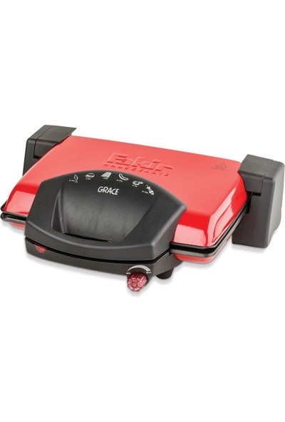 Fakir Grace 2000W Izgara ve Tost Makinesi - Kırmızı