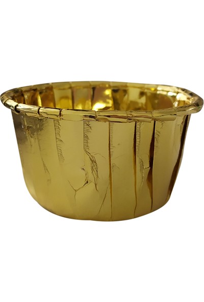 Dolphin Altın Muffin Kek Kapsülü 25LI