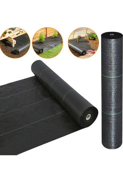Edoplast Taban Örtüsü 210CM x 5 Metre Sera Taban Örtüsü Jüt Taban Örtüsü Malçlama Örtüsü Yer Örtüsü