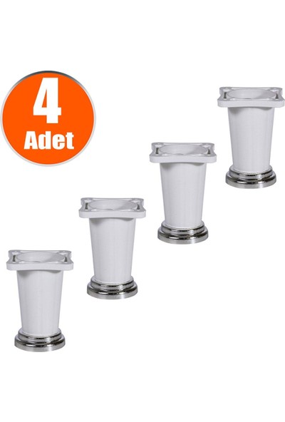 Badem10 Nobel Mobilya Masa Puf Sehpa Tv Ünitesi Ayağı Gold Baza Ayak 10 cm (4 Adet) Badem10 Nobel Mobilya Masa Puf Sehpa Tv Ünitesi Ayağı Gold Baza Ayak 10 cm (4 Adet)