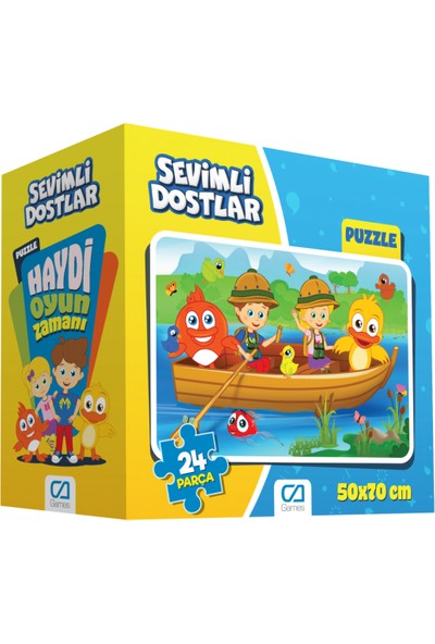 Ca Games 24 Parça Yer Puzzle Sevimli Dostlar 50X70CM CA-5120 Ca Games 24 Parça Yer Puzzle Sevimli Dostlar 50X70CM CA-5120
