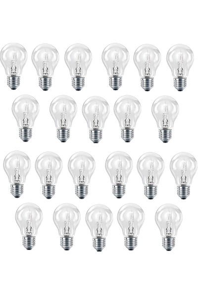 Gae Şeffaf 42 W Halojen Ampül 20 Adet