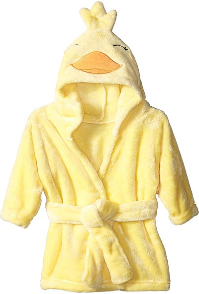 Moky Design Yeni Doğan Bebek Bornozu, Civciv Hayvanlı Sarı, %100 Pamuk, 0-9 Aylık Moky Design Yeni Doğan Bebek Bornozu, Civciv Hayvanlı Sarı, %100 Pamuk, 0-9 Aylık