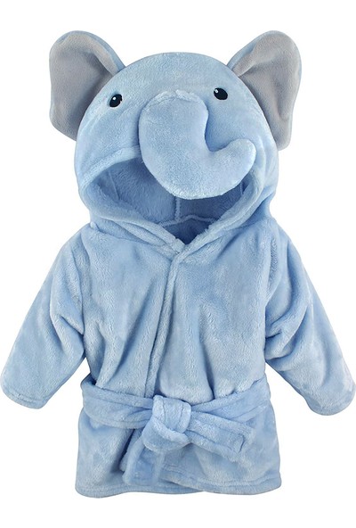 Moky Design Yeni Doğan Bebek Bornozu, Fil Hayvanlı Mavi, %100 Pamuk, 0-9 Aylık Moky Design Yeni Doğan Bebek Bornozu, Fil Hayvanlı Mavi, %100 Pamuk, 0-9 Aylık
